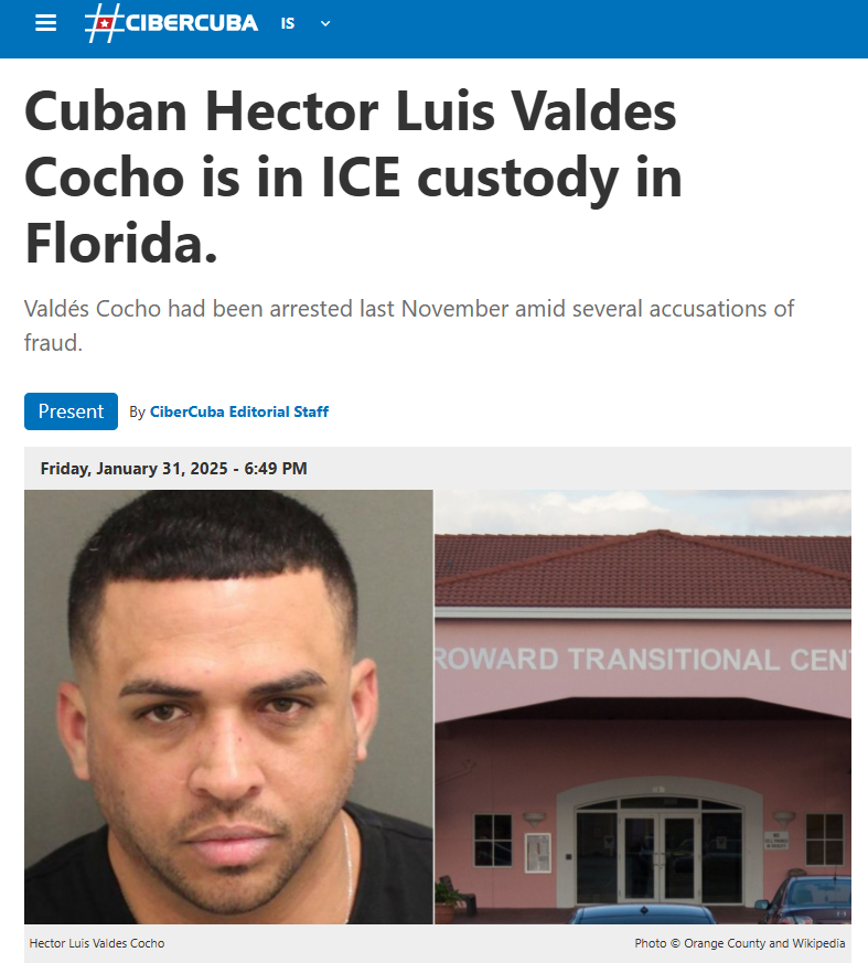 Fact Check: Pro-Trump Cuban Activist Hector Luis Valdes Cocho Was Picked Up By ICE Detention And ...